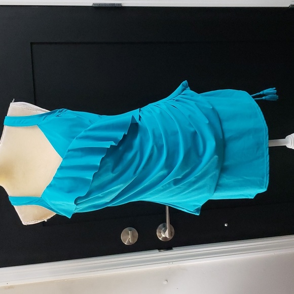 Talbots | Swim | Talbots Skirted Tankini Faux Wrap Top And Tie Ruch ...